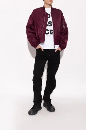 Dsquared2 Leather ‘berlin’ Monogram Sneakers