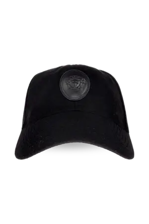 Versace Wool Baseball Cap - Black