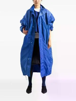 LII High-neck Drawstring Jacket - Blue