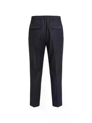 Peserico Pleated Drawstring Tailored Trousers