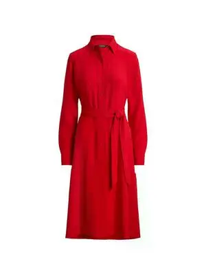Ralph Lauren Belted Midi Dress