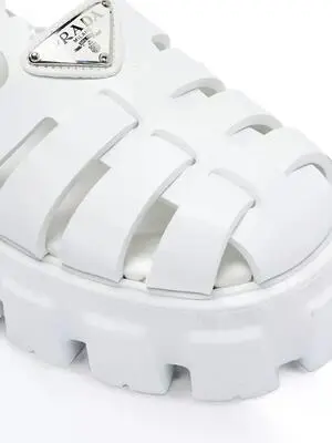 Prada Monolith Platform Sandals