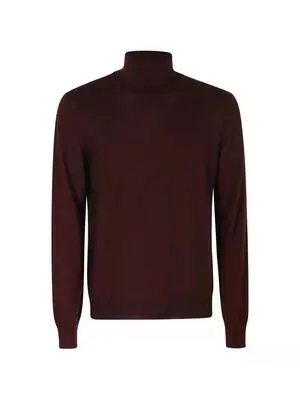 Tagliatore Miles Roll-neck Sweater - Red