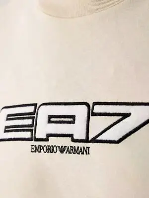 EA7 Logo-print Crew-neck T-shirt