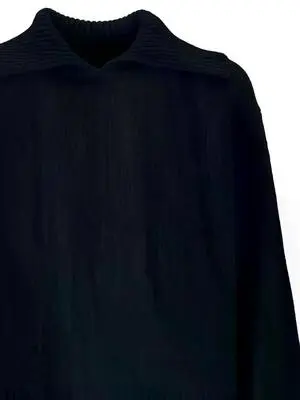 ECOALF Adria Sailor-collar Ribbed-trim Sweater