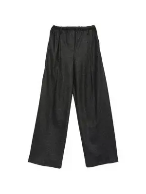 Liviana Conti Pleated Wide-leg Trousers