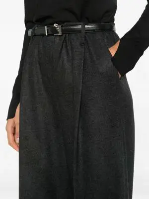 Liviana Conti Pleated Wide-leg Trousers