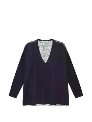 Malìparmi Floral-print V-neck Sweater