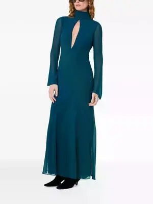 NICHOLAS Cut-out Tie-back Maxi Dress