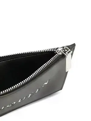 Alexander McQueen Logo-debossed Zip Cardholder