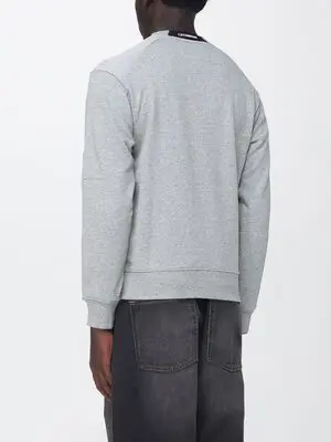 C.P. COMPANY Crewneck Sweatshirt In Cotton With Sleeve Pocket And Logo