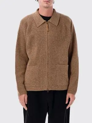 Universal Works Zip-up Polo Cardigan In Recycled Wool - Fa01