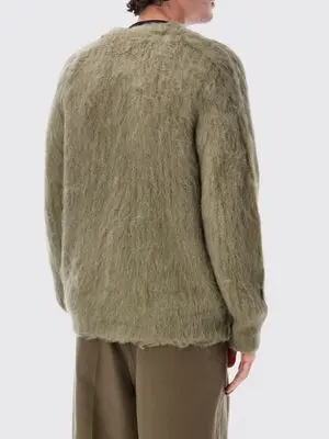 Obey Relaxed Fit V-neck Cardigan In A Wool And Alpaca Blend