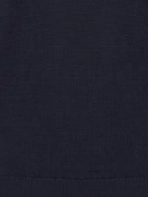 PAOLO PECORA Crewneck Jumper In A Wool And Cashmere Blend With Long Sleeves - Blue