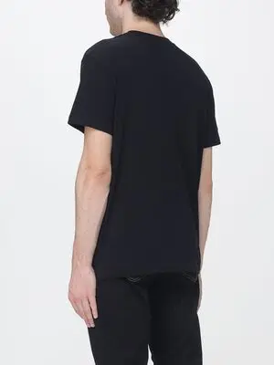 Valentino Garavani Cotton T-shirt With Pocket And Vlogo Signature Detail - Black