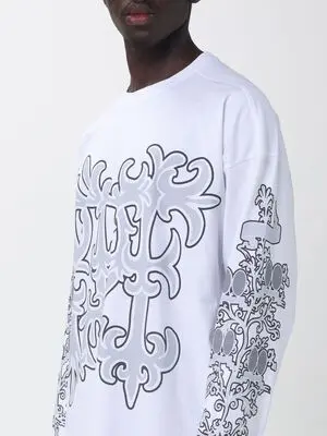 PDF Relaxed Fit Long-sleeved Cotton T-shirt With Graphic Print