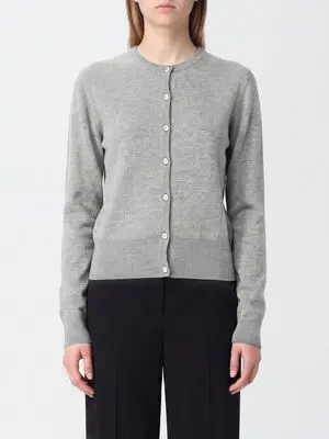 Dolce & Gabbana Crewneck Cardigan In Pure Cashmere With Contrasting Buttons