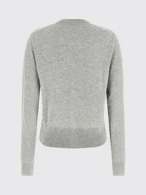 Dolce & Gabbana Crewneck Cardigan In Pure Cashmere With Contrasting Buttons