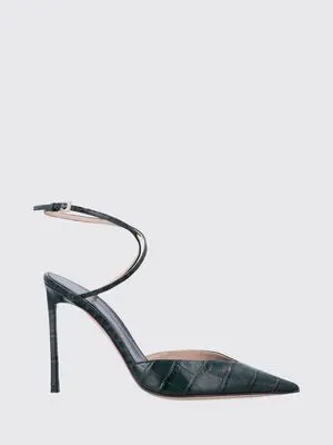 TOM FORD Selen Croc-effect Leather Pumps With Stiletto Heel And Ankle Strap
