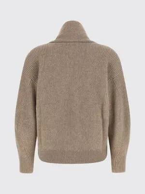 Brunello Cucinelli V-neck Jumper In Pure Cashmere With Ribbed Edges