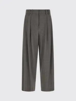 Brunello Cucinelli High-waisted Tailored Trousers In Wool Blend