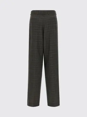 Dries Van Noten High-waisted Straight-leg Check Wool Trousers