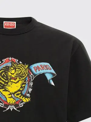 Kenzo Graphic Print Logo Short-sleeve Cotton T-shirt