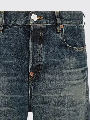 Kenzo Mid-rise Straight-leg Five-pocket Cotton Denim Jeans