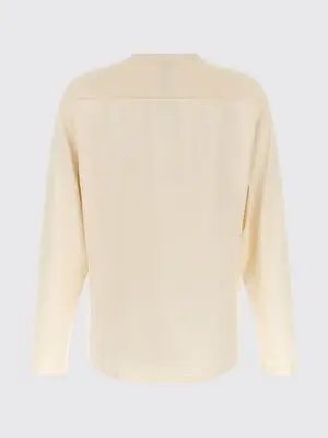 Kenzo Contrast Logo Long-sleeve Cotton And Viscose Blend T-shirt