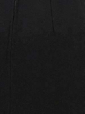 JIL SANDER High-waisted Asymmetric Virgin Wool Midi Skirt With Slim Fit