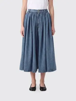 MAISON MARGIELA Mid-rise Cotton Denim Bermuda Shorts With Belt Loops - Blue