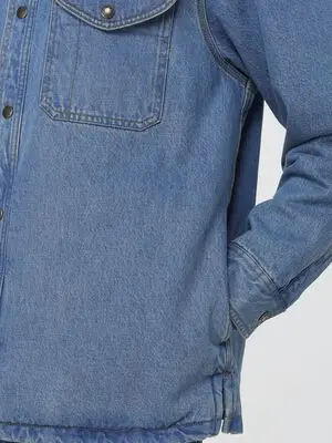 Filson Cotton Denim Shirt Jacket With Patch Pockets