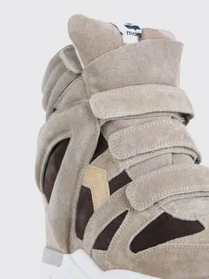 Isabel Marant Étoile Balskee High-top Suede Wedge Sneakers