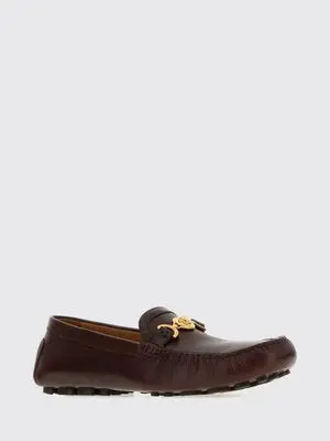 Versace Calfskin Driver Loafers With Medusa Plaque