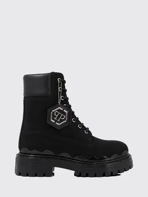 Philipp Plein Round Toe Boots For Men