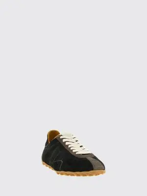MAISON MARGIELA Sprinters Low-top Sneakers In Leather And Suede With A Bi Abstract Design
