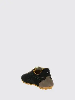 MAISON MARGIELA Sprinters Low-top Sneakers In Leather And Suede With A Bi Abstract Design