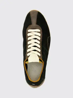 MAISON MARGIELA Sprinters Low-top Sneakers In Leather And Suede With A Bi Abstract Design