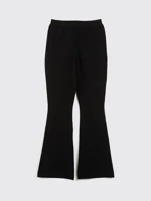 TWINSET Slim Fit Flared Knit Trousers With Mid-rise Waist
