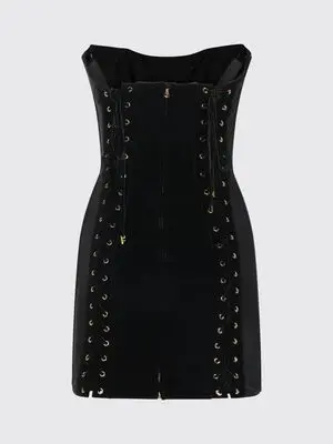 Elisabetta Franchi Off-the-shoulder Crêpe Bustier Mini Dress
