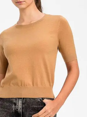 TWINSET Crystal-embellished Viscose Blend Crewneck Cardigan