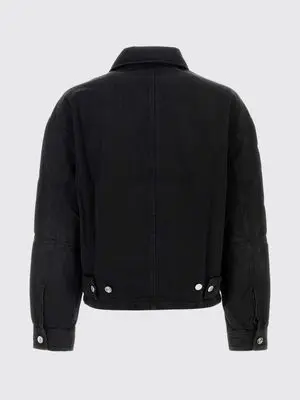 Amiri Cotton Denim Jacket With Zip Closure