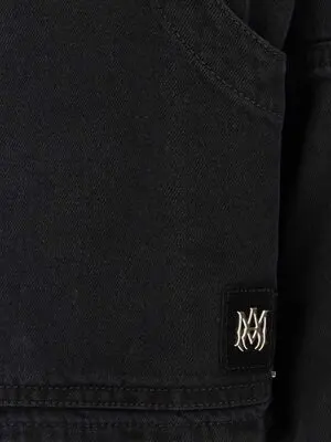Amiri Cotton Denim Jacket With Zip Closure
