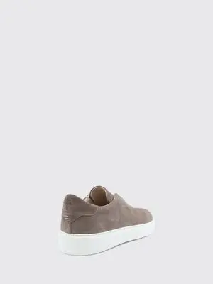 Eleventy Suede Slip-on Trainers With Elasticated Inserts - Grey