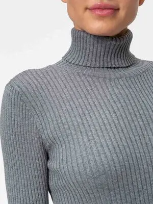 TWINSET Slim Fit Viscose Blend Turtleneck Jumper