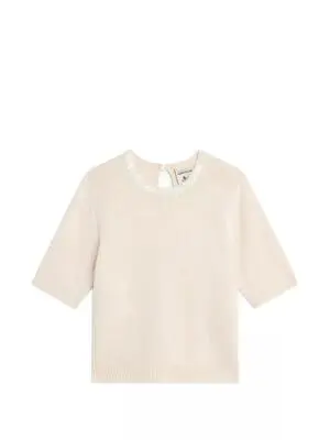 SEMICOUTURE Kate Sequin-embellished Sweater - Neutrals