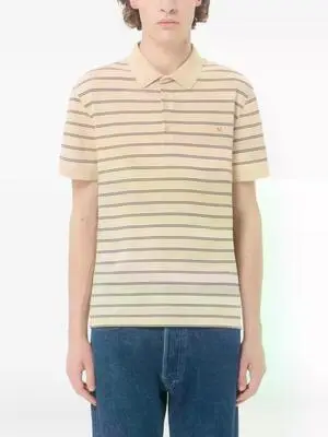 Valentino Garavani Striped Polo Shirt - Neutrals