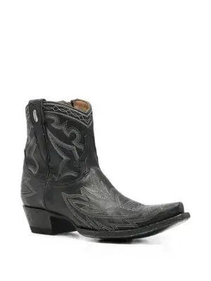 MEXICANA Embroidered Leather Boots