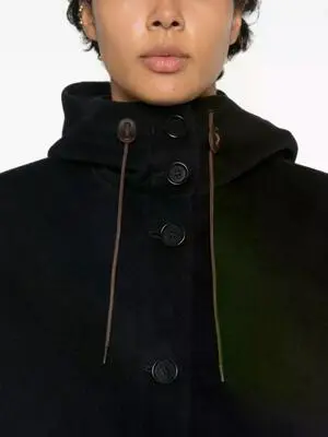 Aspesi Hooded Button-up Coat