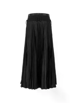 Junya Watanabe Hybrid-design Pleated Trousers - Black